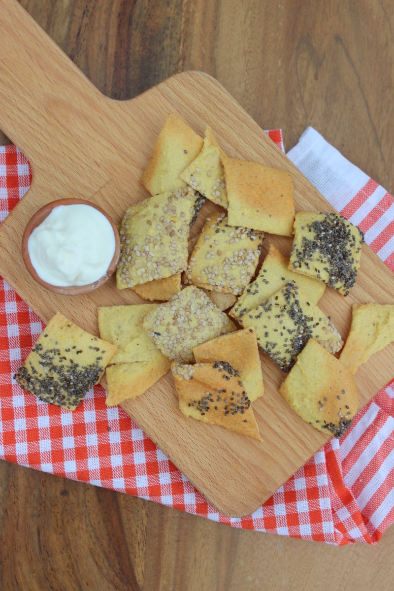 Linsen Cracker: gesund und nur 2 Zutaten